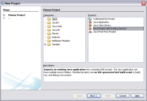 Netbeans Project Set up - Ant - uniCenta