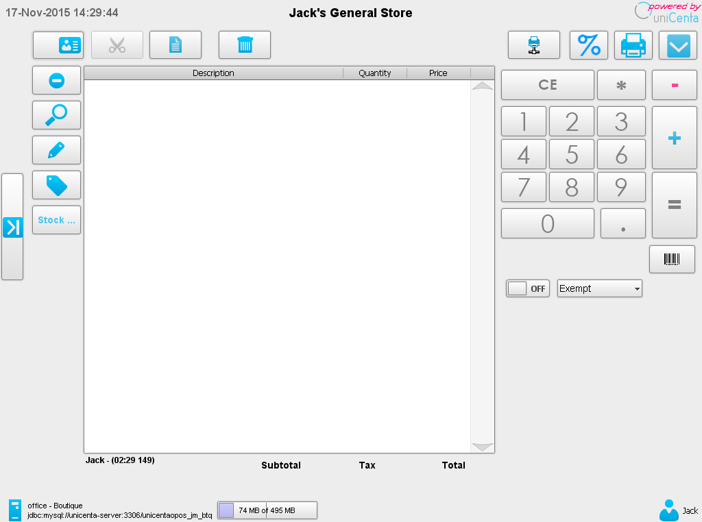Leading Open Source Point Of Sale from uniCenta